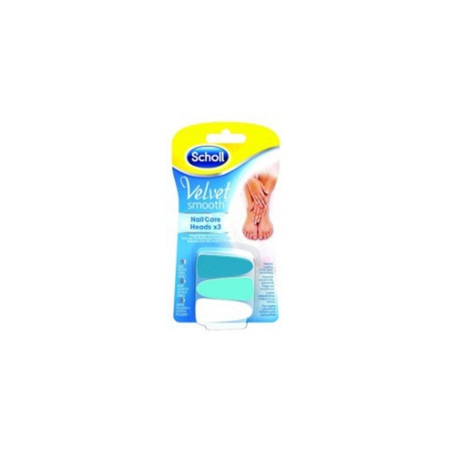 SCHOLL VELVET SMOOTH NAIL CARE HEADS A3