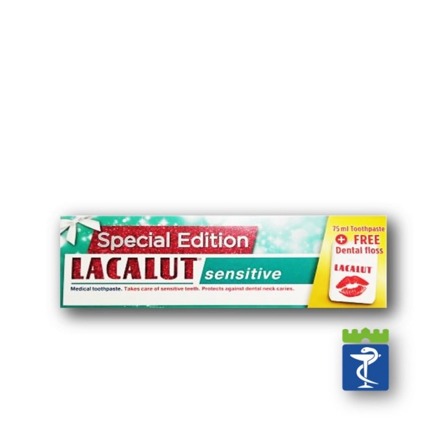 LACALUT SENSITIVE PASTA ZA ZUBE 75ML + KONAC ZA ZUBE