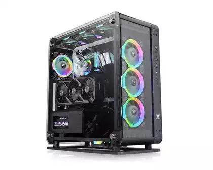 Thermaltake Kućište Thermaltake Core P6 TG Black/Wall Mount/Glass*3/CA-1V2-00M1WN-00