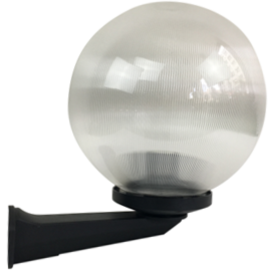 M250011 IP44 max.1x60W E27 prizmatik transparentna kugla zidna lampa Mitea Lighting