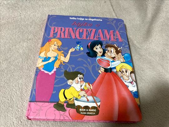 Knjiga o princezama 6in1 puzzla