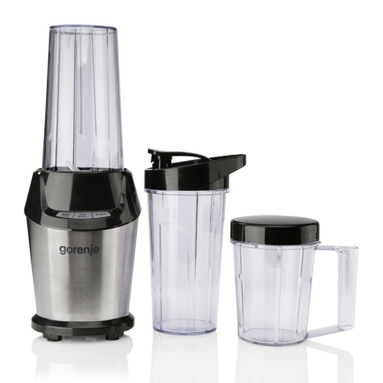 Blender Gorenje BN 1000 BK, NUTRI, 1000 W, 20000 o/min, Crna/Inox