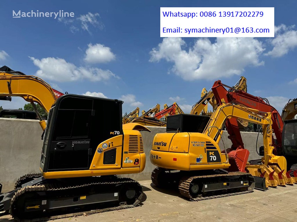 Komatsu PC70 PC60 PC55 PC78 PC130 PC200 PC220 PC240 PC300 bager guseničar