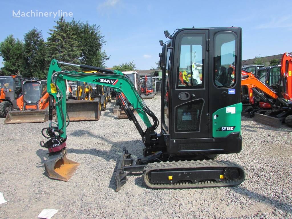 Sany SY 18 C mit Holp Roto Top Minibagger 22.000 € mini bager