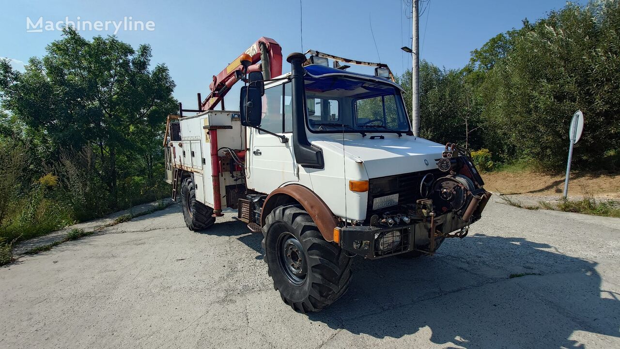 Mercedes-Benz Unimog U1300L pokretna dizalica