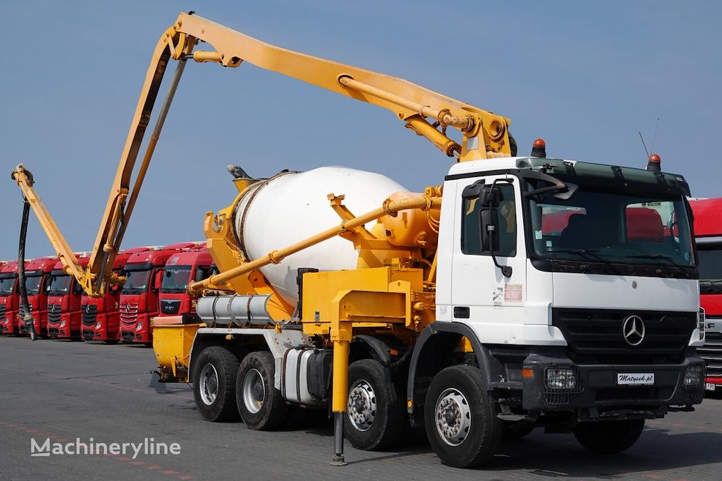 Mercedes-Benz ACTROS 3241 / POMPOGRUSZKA / BETONOMIESZARKA + POMPA PUTZMEISTER kamion s mešalicom za beton