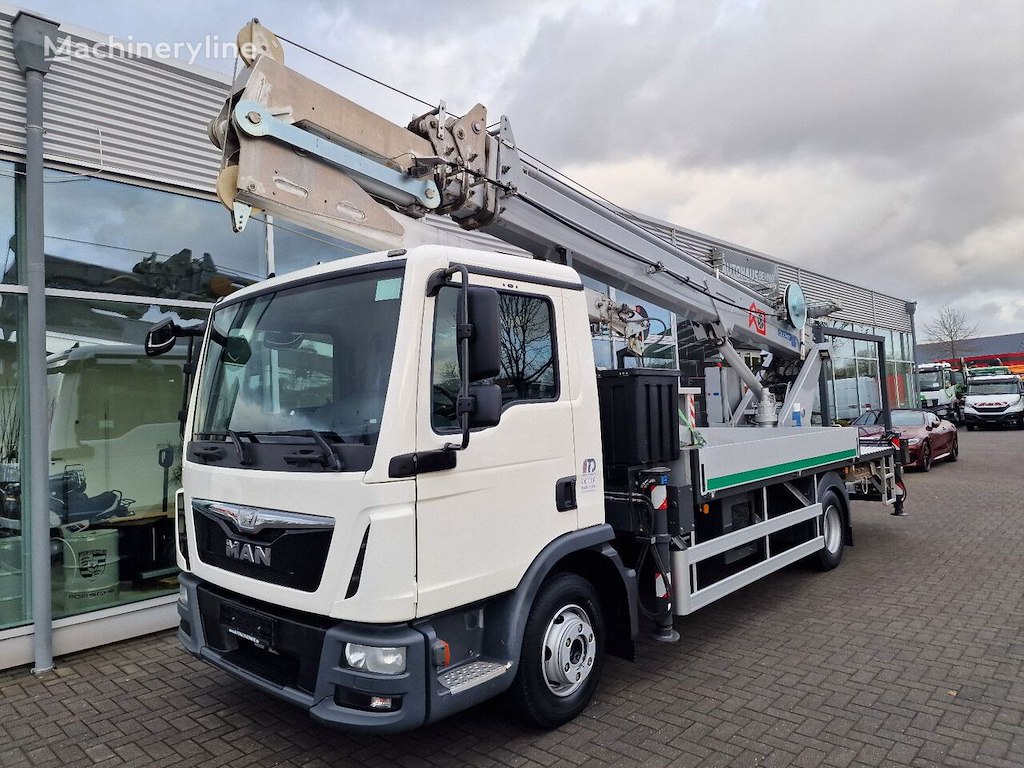 MAN TGL 8.180 Crane truck (+lifting basket) Böcker AK32 auto dizalica s korpom