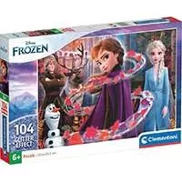 Puzzle slagalica 104 dela Frozen 2 Glitter Clementoni 20162