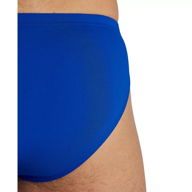 M TEAM SWIM BRIEFS SOLID ROYAL-WHITE