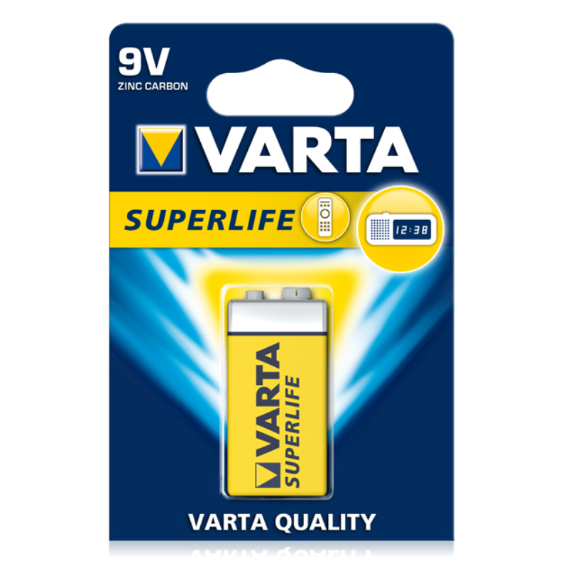 Baterija nepunjiva Varta 9V 6F22 Superlife