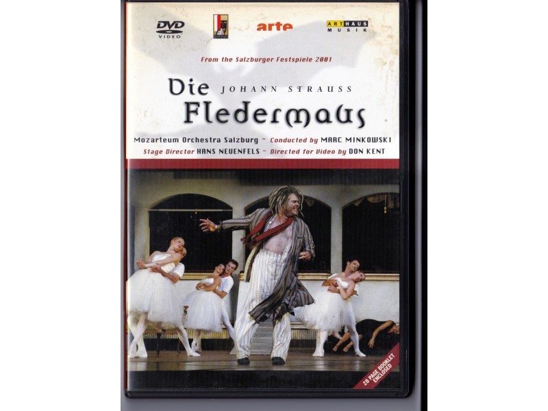 Die Fledermaus (Šišmiš)-film operata-DVD original