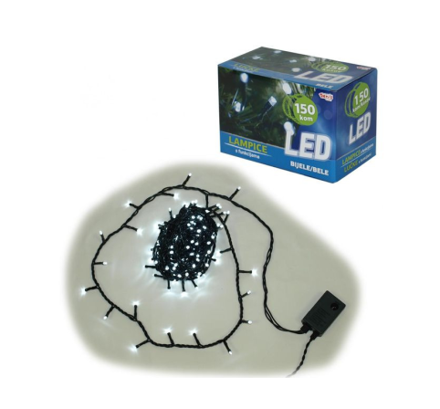 150 LED, lampa, belo svetlo