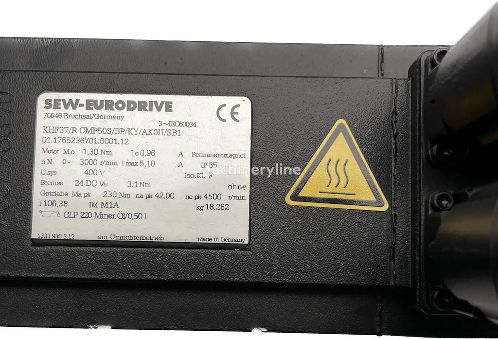 SEW-Eurodrive KHF37/R-CMP50S/BP/KY/AK0H/SB1 servo motor za industrijske opreme