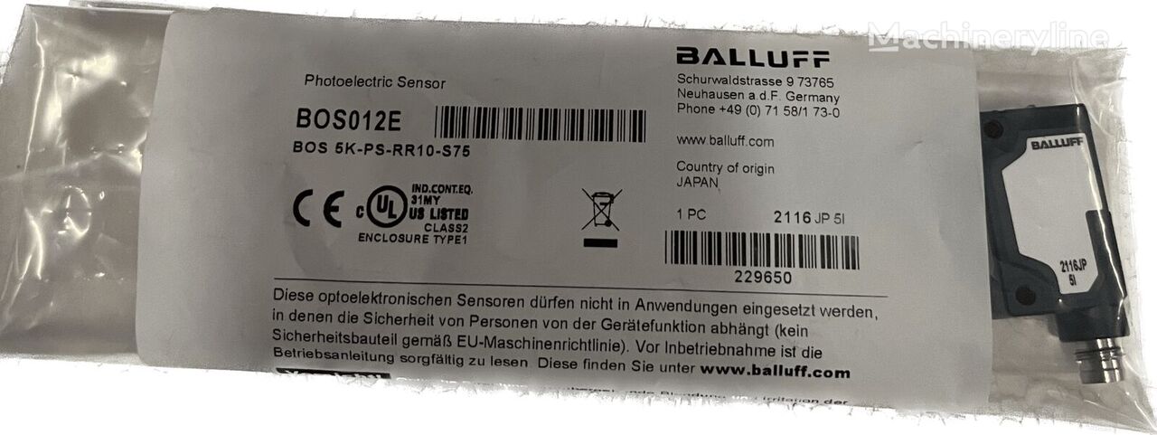 Balluff BOS 5K-PS-RR10-S75 senzor za industrijske opreme