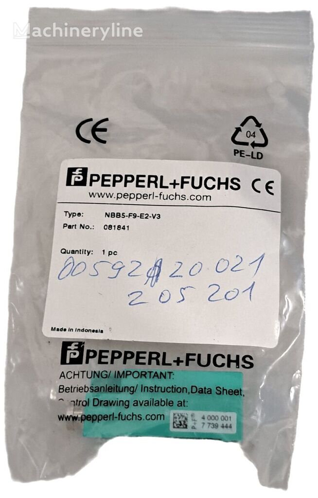 Pepperl+Fuchs Induktiver NBB5-F9-E2-V3 081841 senzor za industrijske opreme