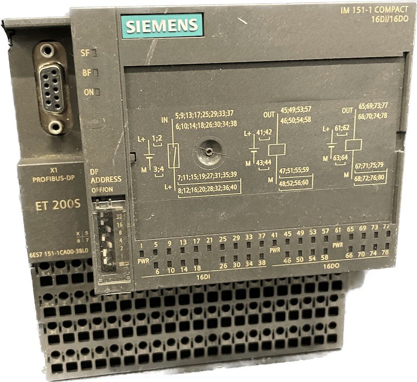 Siemens ET 200S Compact 6ES7151-1CA00-3BL0 upravljačka jedinica za industrijskog robota