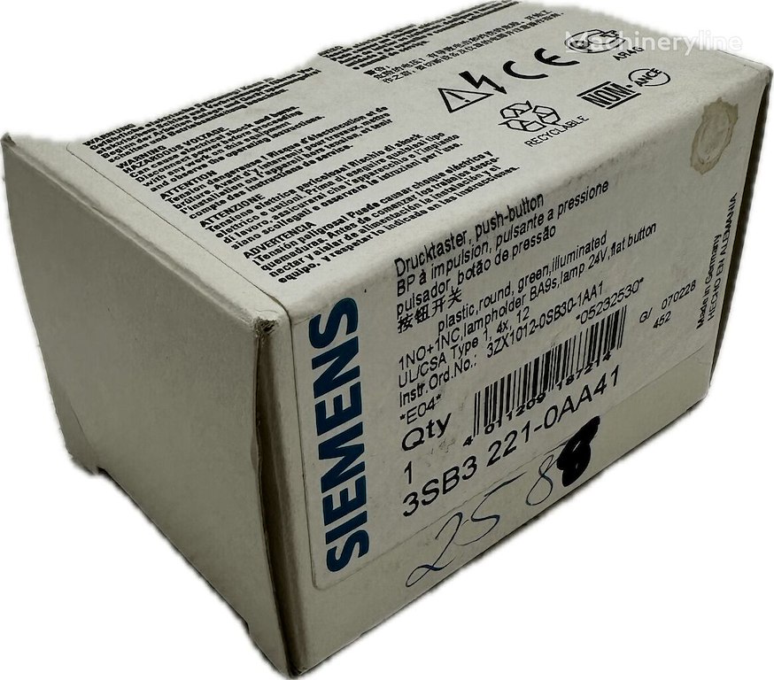 Siemens 3SB3221-0AA41 instrument tabla za industrijske opreme