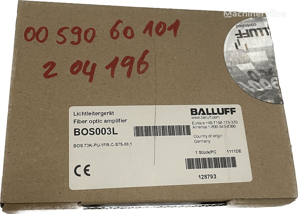 Faserbasisgeräte für Kunststoff- und Glasfasern Balluff BOS 73K-PU-1FR-C za industrijske opreme