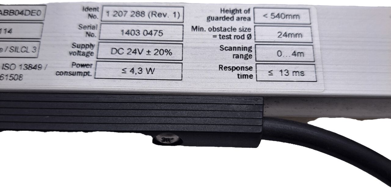 Sicherheitslichtvorhänge Sick miniTwin C4MT-05424ABB04DE0 za industrijske opreme