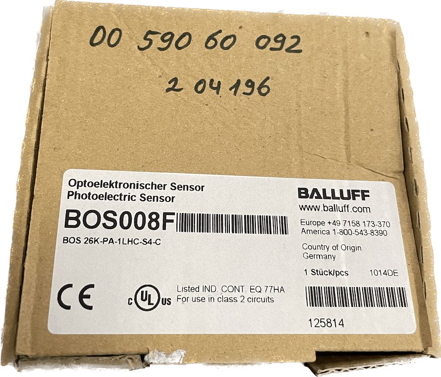 Lichttaster mit Hintergrundausblendung Balluff BOS 26K-PA-1LHC-S4-C za industrijske opreme