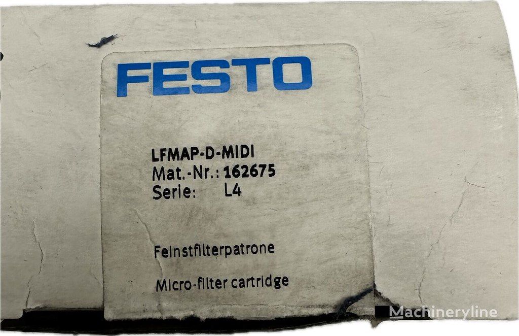 Feinstfilterpatrone Festo 162675 za industrijske opreme