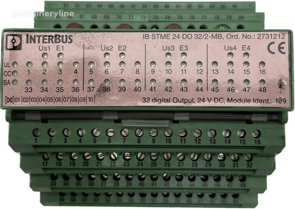 I/O module Phönix-Contact IB ST 24 DO32/2 + IB STME 24 DO/2-MB za industrijske opreme