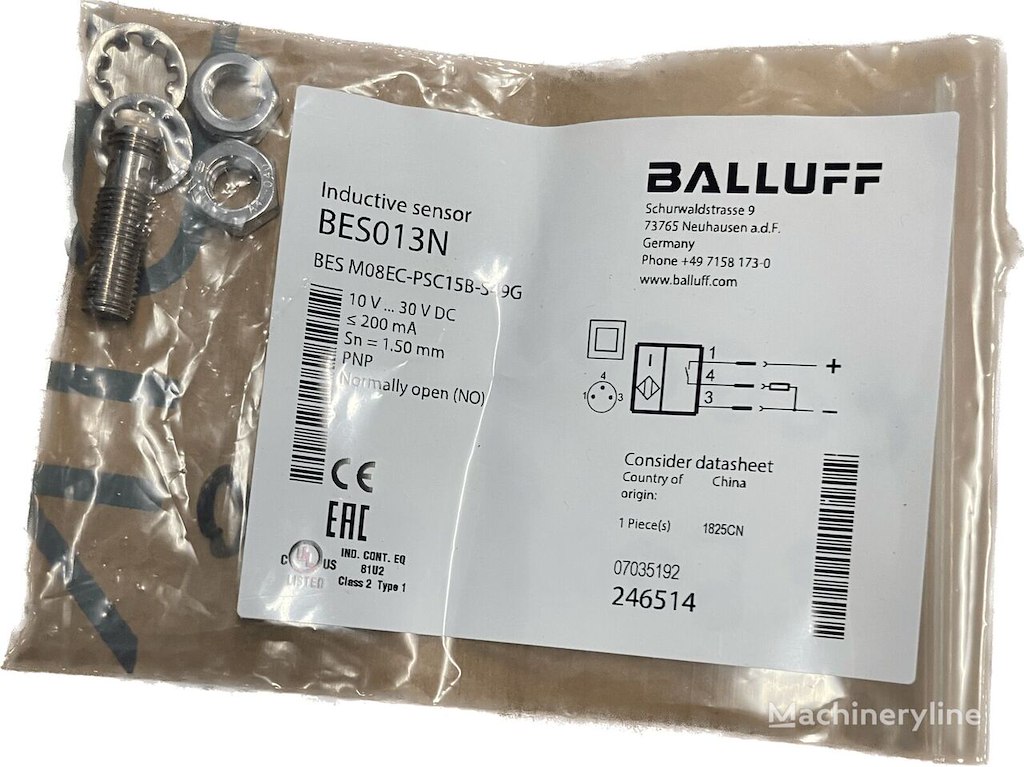 Balluff BES M08EC-PSC15B-S49 senzor za industrijske opreme