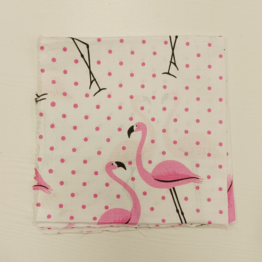 Parče pamuk flamingo 28×30