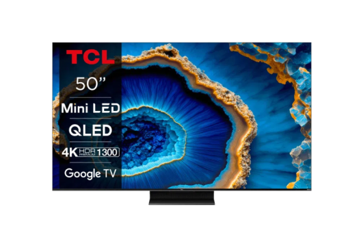 Televizor TCL 50C805/MiniLED-QLED/50"/4K HDR/144Hz/GoogleTV/crna