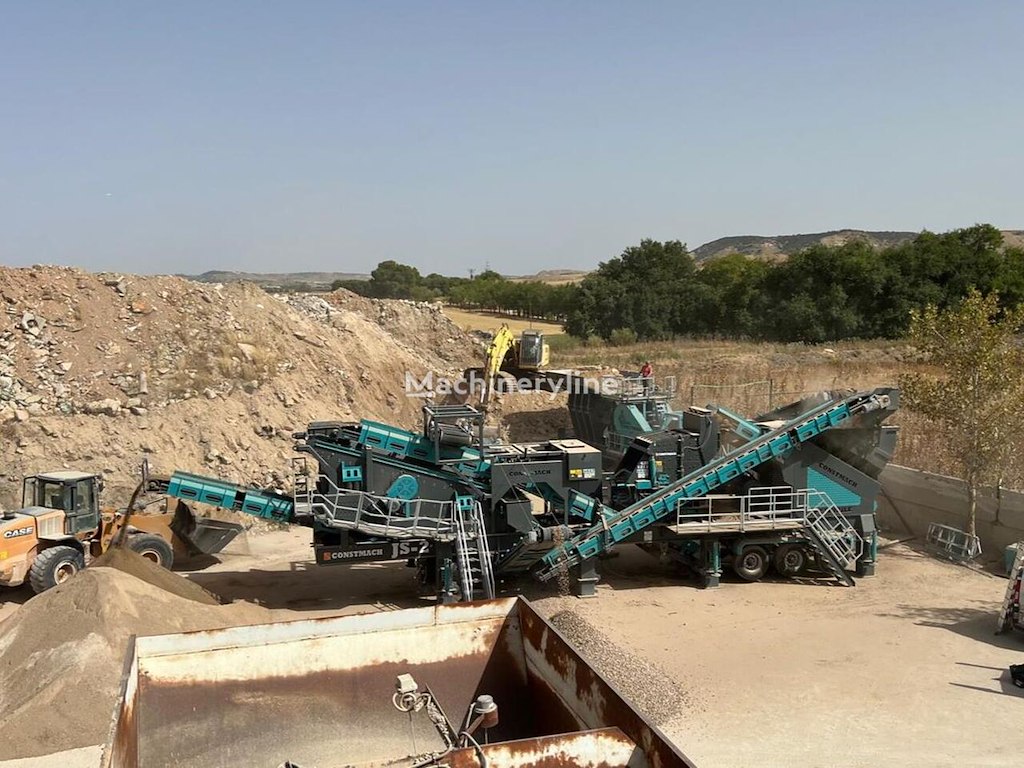 Nova Constmach 120-150 TPH Mobile Impact Crushing Plant With 3 Decks Vibrating horizontalna udarna drobilica