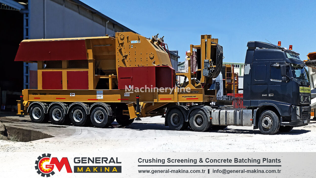 Nova General Makina Primary Impact Crusher 500 TPH horizontalna udarna drobilica