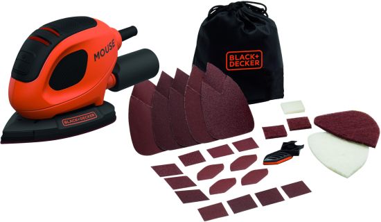 Vibraciona brusilica Black+Decker /Šlajferica/ BEW230BC; 55W
