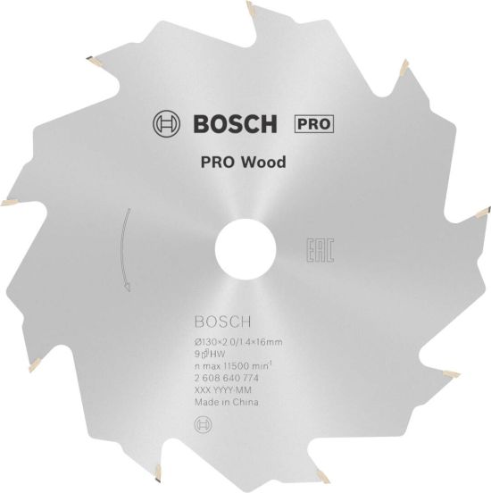 Bosch PRO Wood list kružne testere 130x2x16 mm 9z ATB/FT max 11.500 o/min (2608640774)