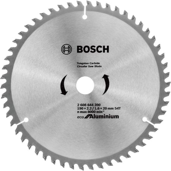 List kružne testere za aluminijum Ø190x2,2x20/54z Bosch Eco for Aluminium (2608644390)