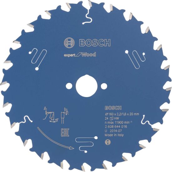 Bosch list kružne testere Expert for Wood 160 x 20 x 2,2 mm, 24 - 2608644016