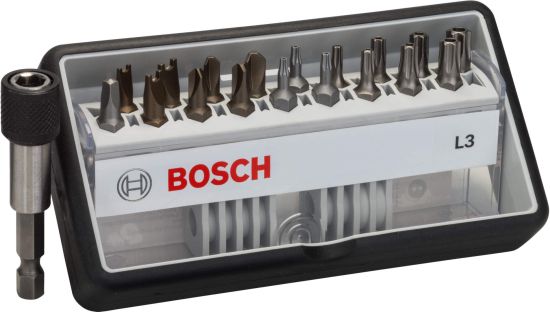 Bosch 18+1-delni set Robust Line bitova odvrtača L ekstra tvrdi 25 mm (2607002569)