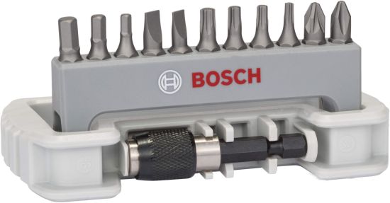 Bosch 11-delni set bitova odvrtača sa držačem bitova PH2; PZ2; T10; T15; T20; T25; S0,6x4,5; S0,8x5,5; HEX3; HEX4; HEX5; 25 mm (2608522131)