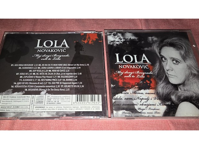 Lola Novaković - Moj dragi Beograde voli te Lola