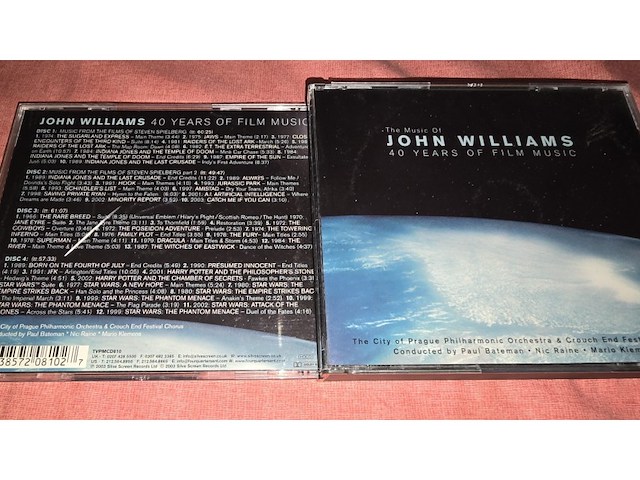 The music of John Williams, 40 years of film music 4CDa