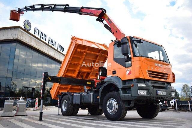 IVECO TRAKKER 4x4 PALFINGER PK 20002 EURO 5 KORB KRAN kiper