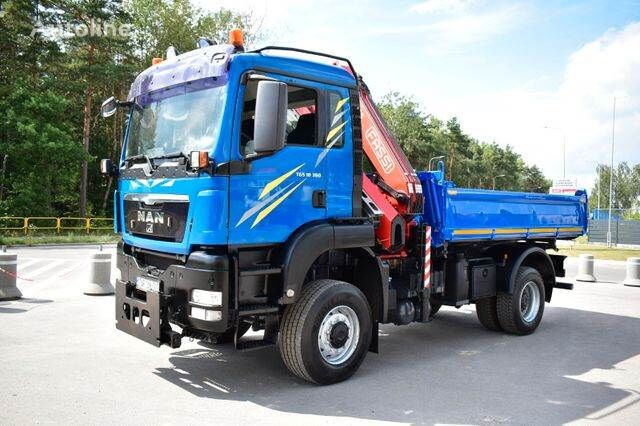 MAN TGS 4x4 18.360 FASSI 155 EURO 5 CRANE cran ! kiper