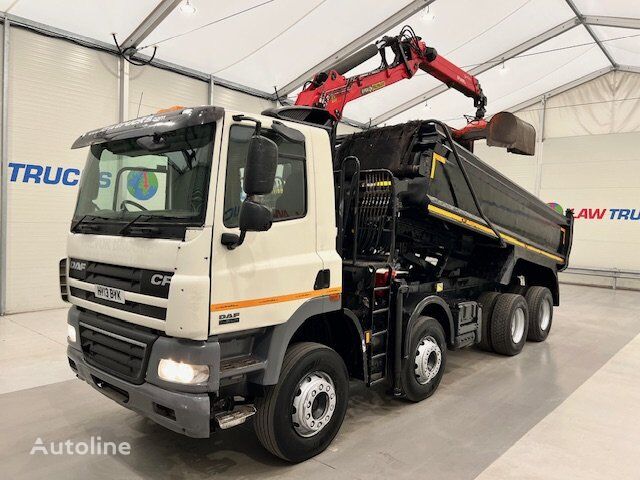 DAF CF85 360 8x4 Day Cab Steel Tipper Grab kiper