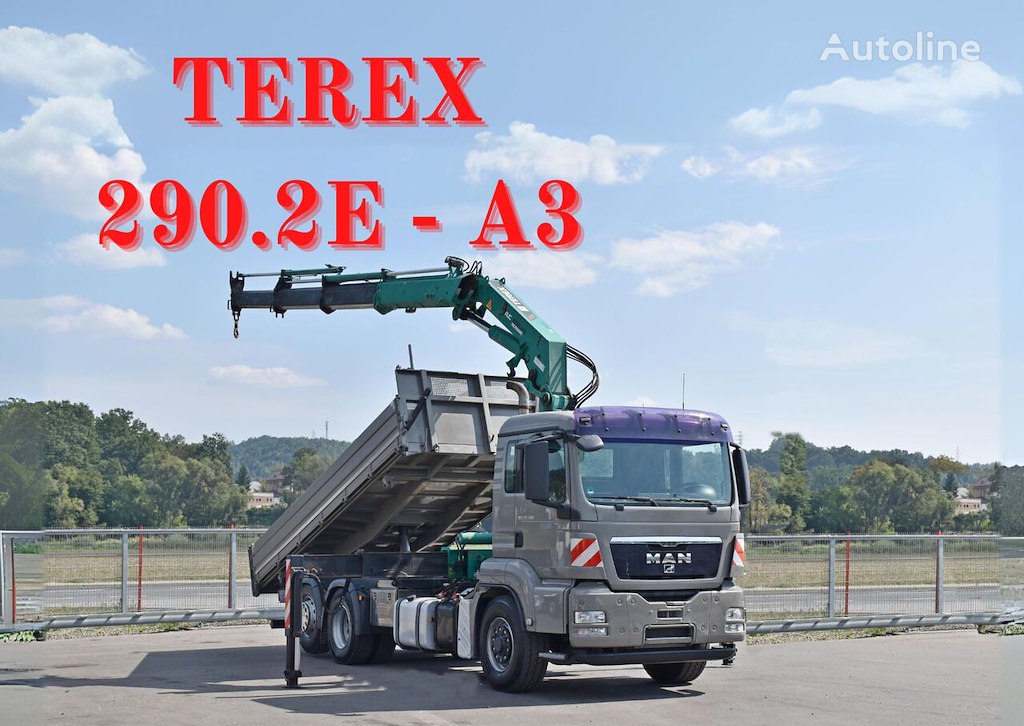 MAN TGS 26.400 Kipper 5,70 m*TEREX 290.2E-A3 + FUNK / 6x4 kiper