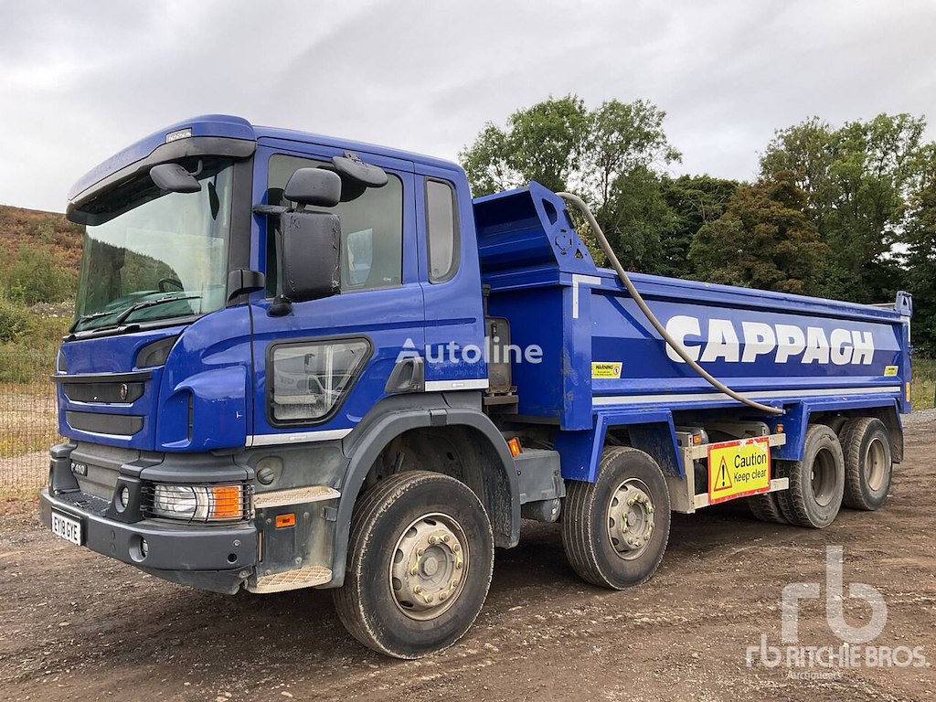 Prodaje se Scania P410 8x4 Twin-Steer kiper na aukciji