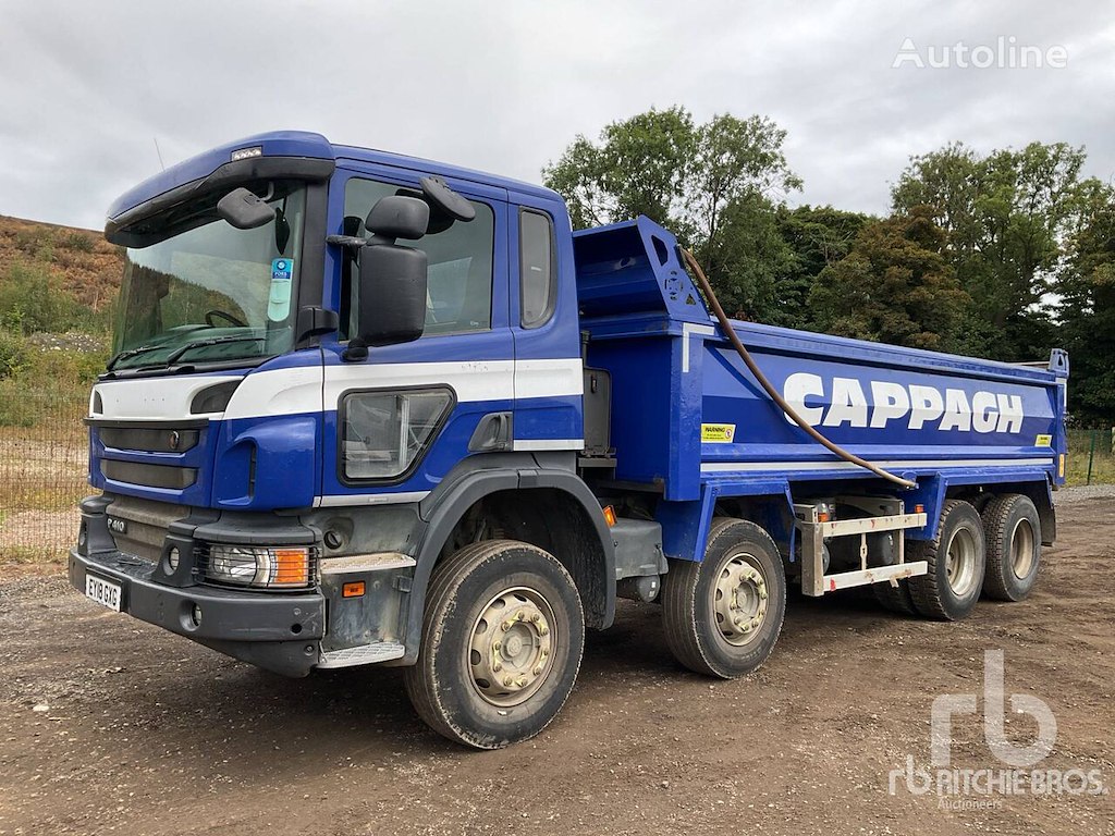 Prodaje se Scania P410 8x4 Twin-Steer kiper na aukciji