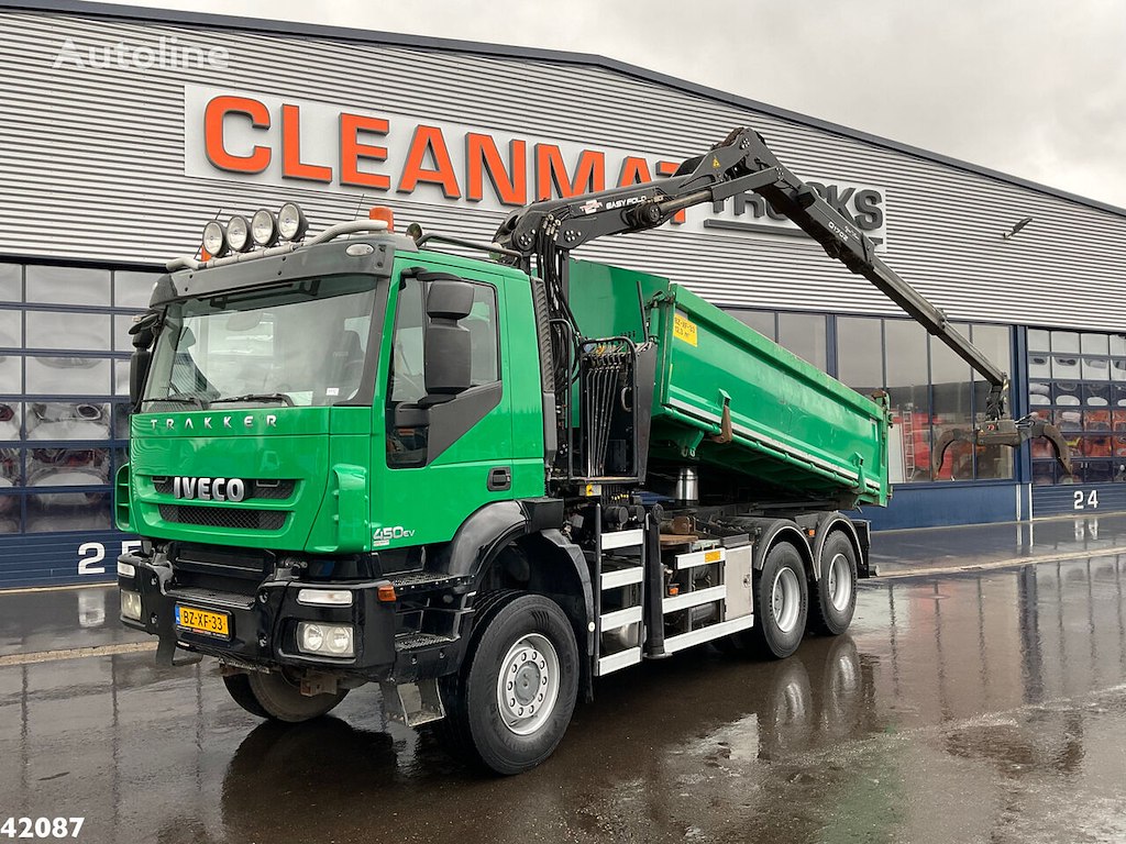 IVECO Trakker AD380T45W 6x6 Palfinger 17 ton/meter Z-kraan kiper