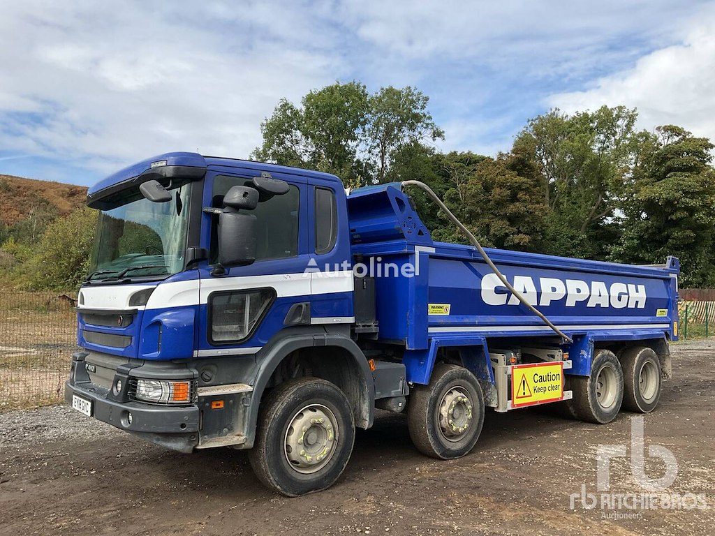 Prodaje se Scania P410 8x4 Twin-Steer kiper na aukciji