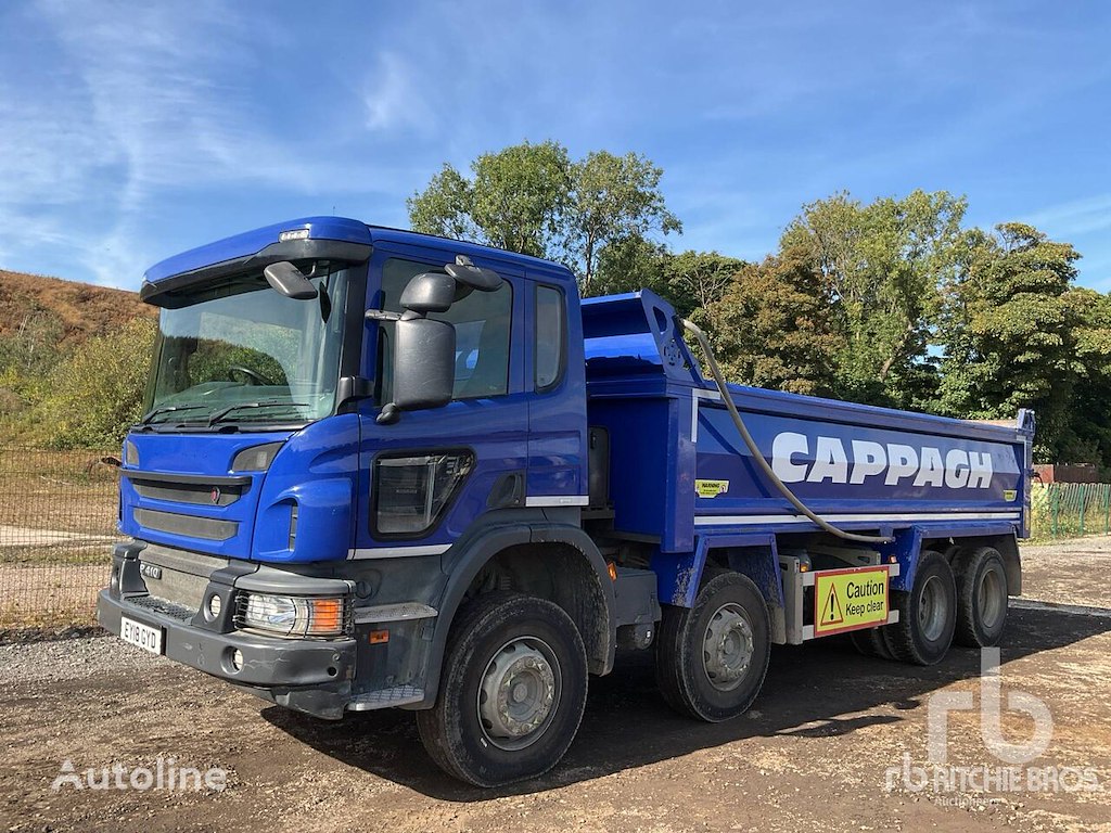 Prodaje se Scania P410 8x4 Twin-Steer kiper na aukciji