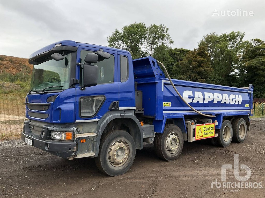 Prodaje se Scania P410 8x4 Twin-Steer kiper na aukciji