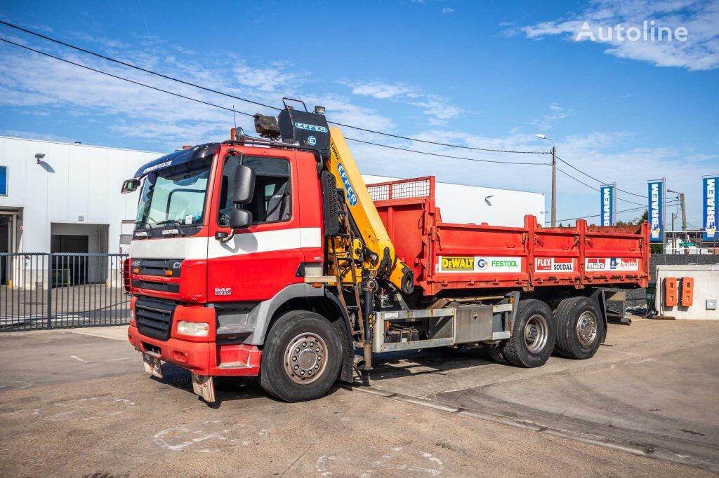 DAF CF 85.410-6x2-E5 + EFFER 155-11-2S kiper